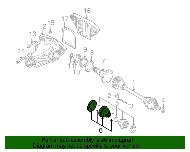 33211229375 Ремонтный комплект гофрир.кожуха Внутр BMW | Запчасти на DRIVE2