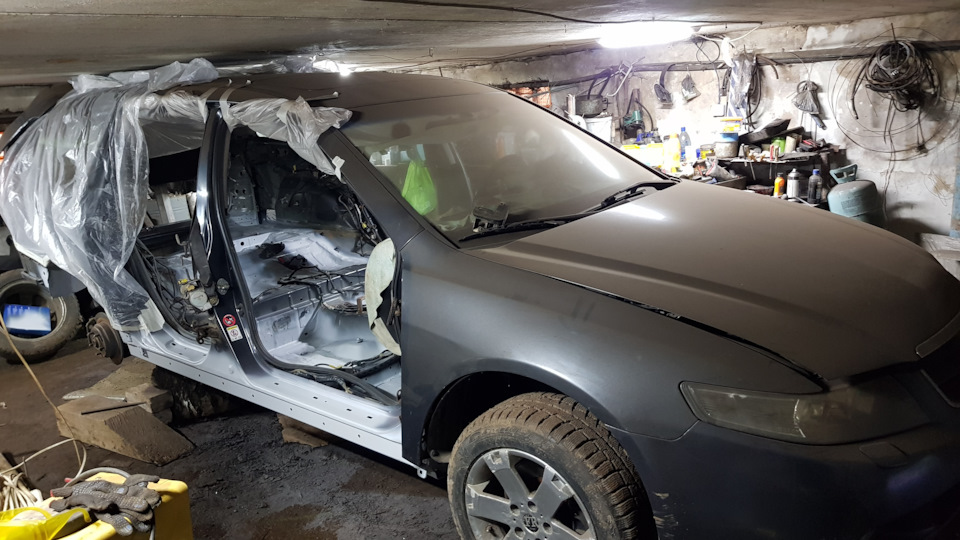 Запись № 23. Замена крана отопителя, замена центрального воздуховода ...