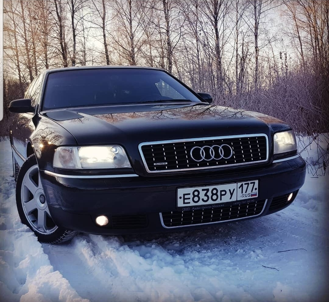 Свежие зимние фото и так по мелочи вложил — Audi A8 (D2), 2,5 л, 2000 ...