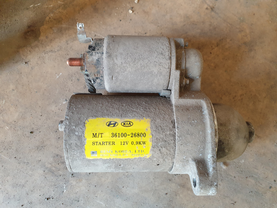 3610026800 СТАРТЕР В СБОРЕ ДЛЯ ЛЕГКОВЫХ АВТОМОБИЛЕЙ ТОРГОВОЙ МАРКИ "KIA ...