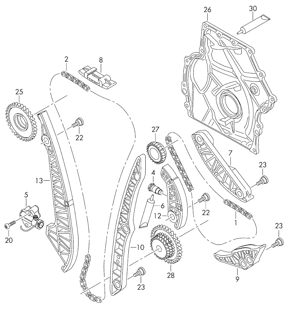 Ремонт двигателя автомобиля Skoda Octavia | Модификация: A5 | Годы ...