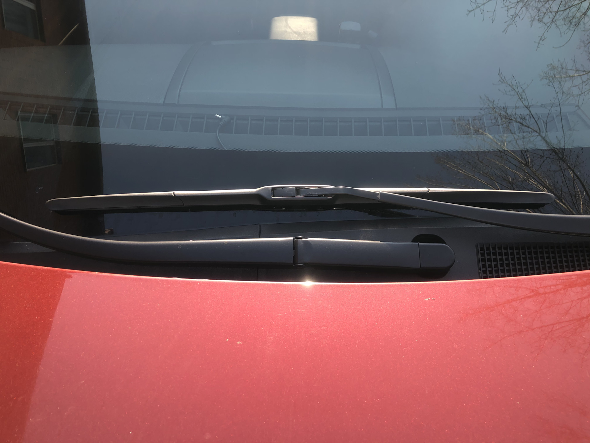 Гибридные дворники Denso Du-060L. — Mazda 6 (2G) GH, 2 л, 2008 года ...