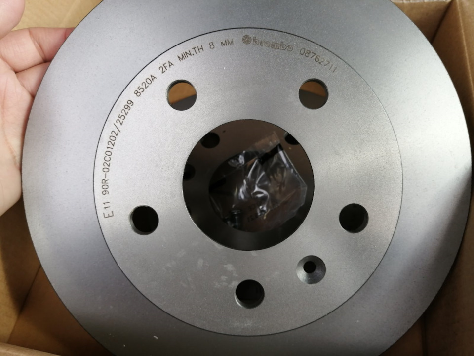 Тормозные диски и колодки BREMBO — Opel Astra H, 1,3 л, 2010 года ...