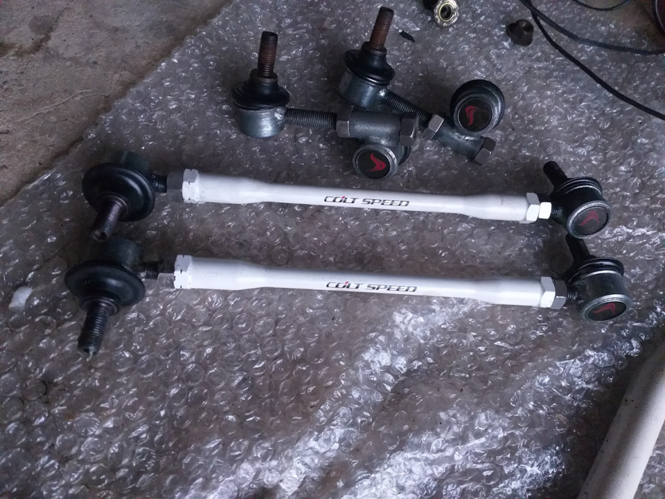 Стойки стабилизатора coltspeed — Mitsubishi Lancer X, 2,4 л, 2007 года ...