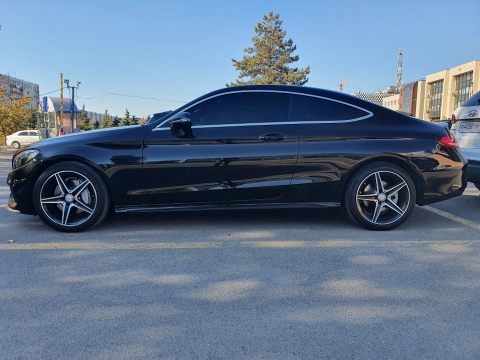 Установка пружин h&r — Mercedes-Benz C-Class Coupe (C205), 1,6 л, 2016 года | стайлинг | DRIVE2