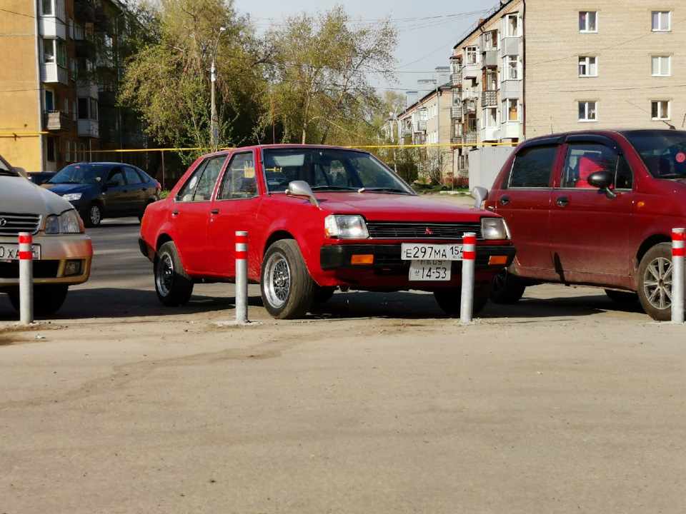 Летние фоточки — Mitsubishi Lancer III, 1,3 л, 1983 года | наблюдение ...