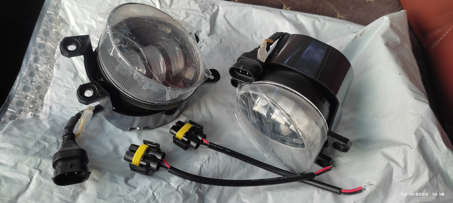 противотуманки + DRL — Volvo XC90 (1G), 2,4 л, 2007 года | аксессуары ...