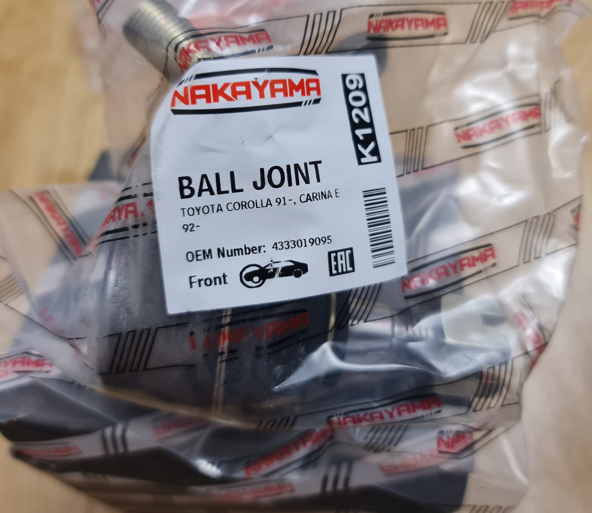 Замена шаровых и стоек — Toyota Corolla (120), 2 л, 2003 года ...