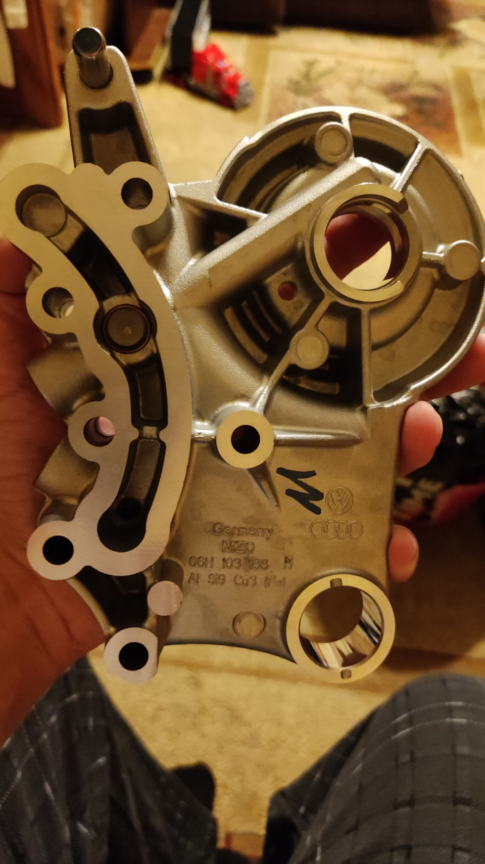 Про замену опоры распредвалов, клапана фаз, лопаток фазовращателя ...