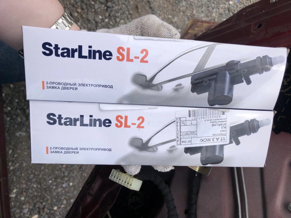 Замена электропривода передних дверей на StarLine SL-2 — Chevrolet Lanos, 1,5 л, 2007 года ...