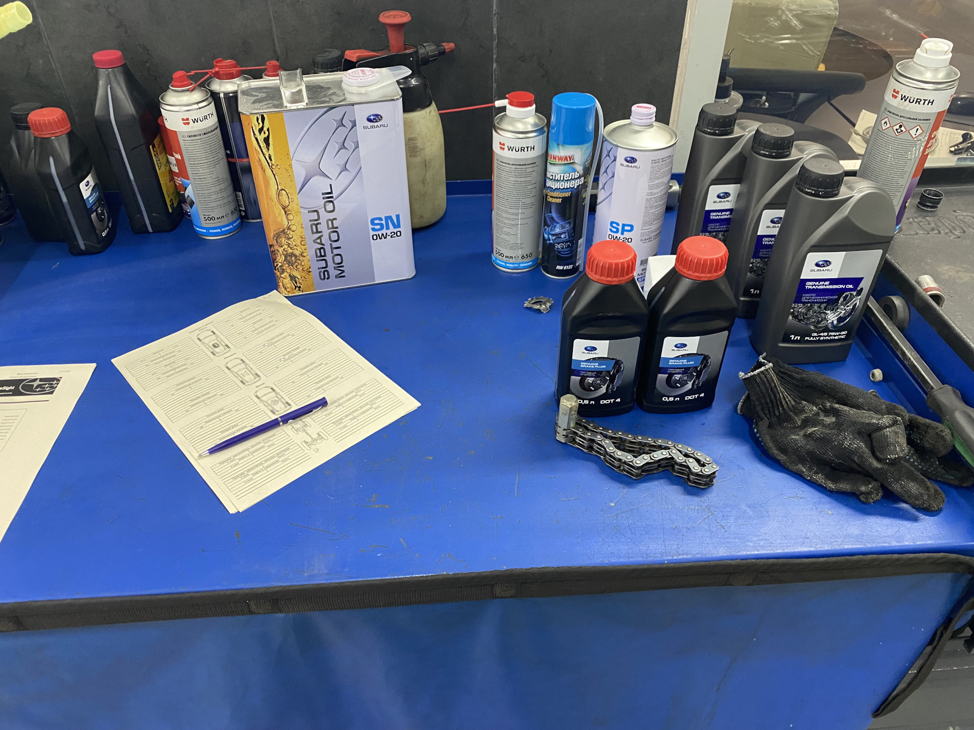 ТО 60.000 км — Subaru Legacy (BN/BS), 2,5 л, 2018 года | плановое ТО ...