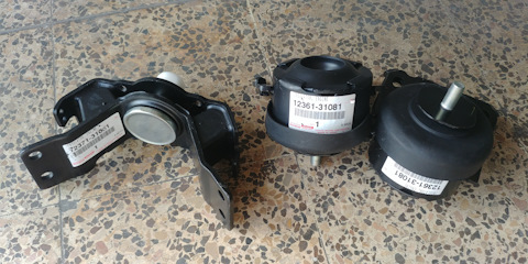 1237131051 Подушка двигателя TOYOTA LAND CRUISER PRADO 120 02- 1GR RR ...