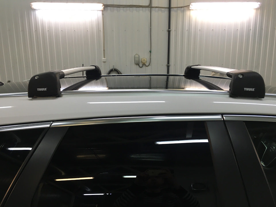 Thule WingBar Edge 9591 и Thule Kit 4025 — Opel Astra J, 1,6 л, 2012 ...