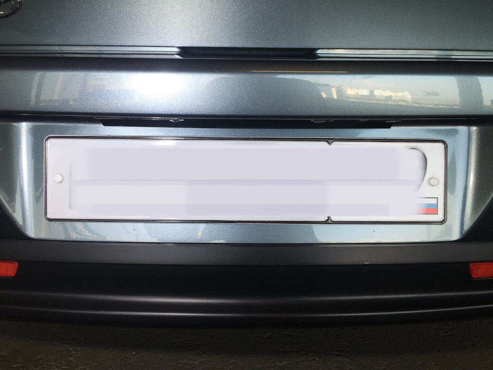 Крепление номерного знака — Mazda 6 (2G) GH, 2 л, 2012 года | просто ...