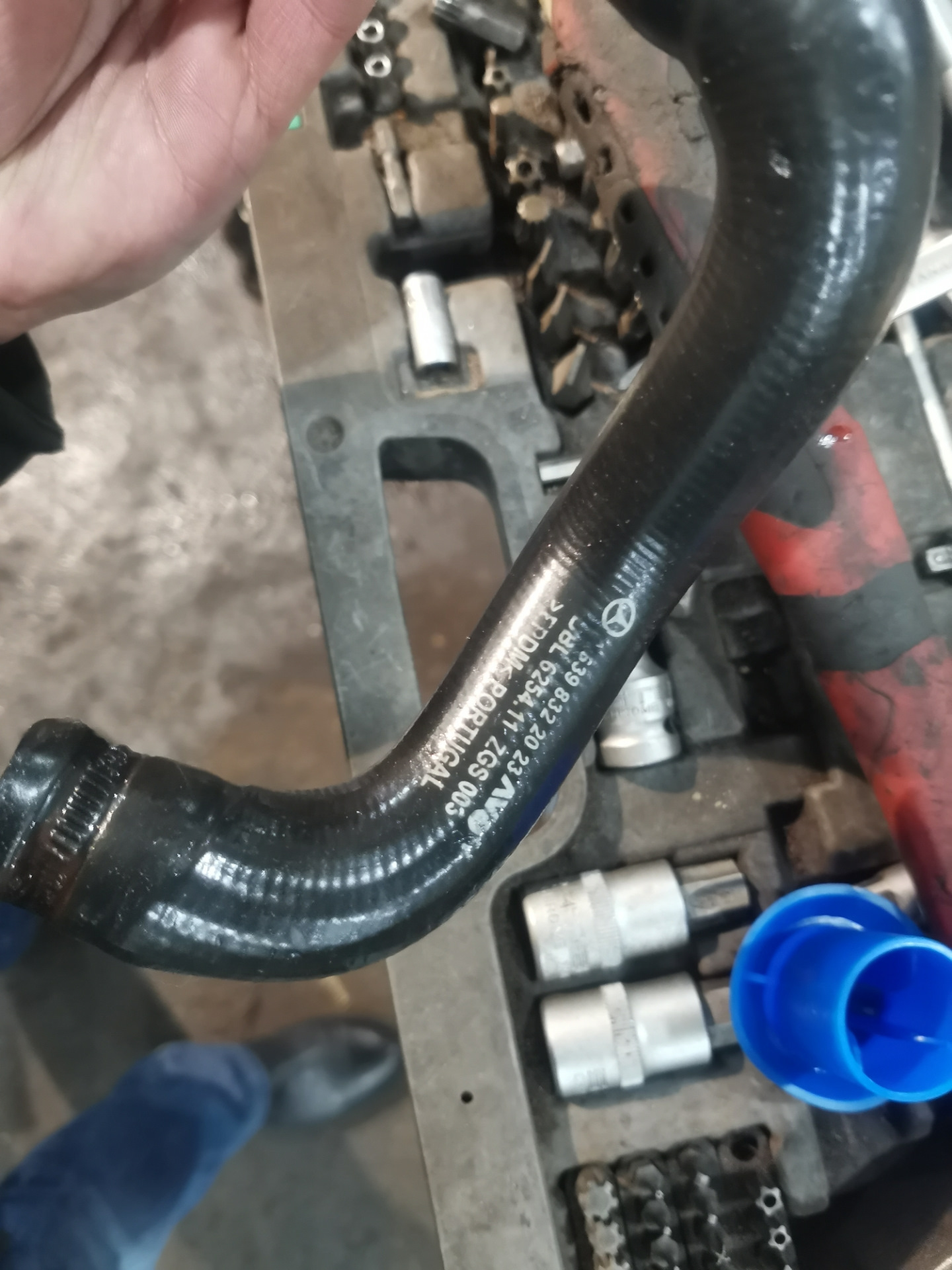 Тепло в салоне (электропомпа) — Mercedes-Benz Viano (W639), 3,7 л, 2007 ...