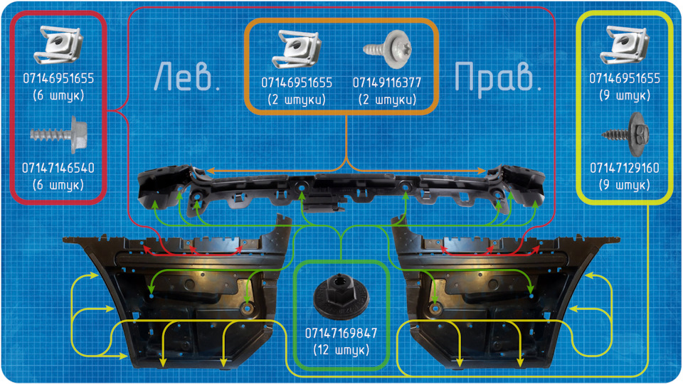 07147146540 Шестигранный болт BMW | Запчасти на DRIVE2