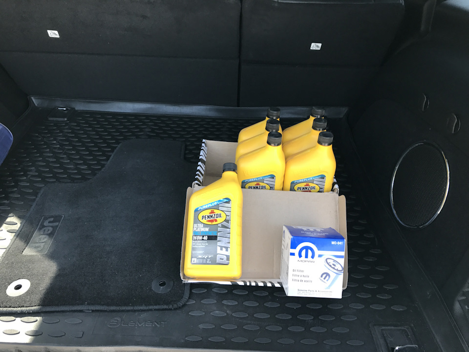 Межсервисная замена масла. — Jeep Grand Cherokee SRT-8 (WK2), 6,4 л ...