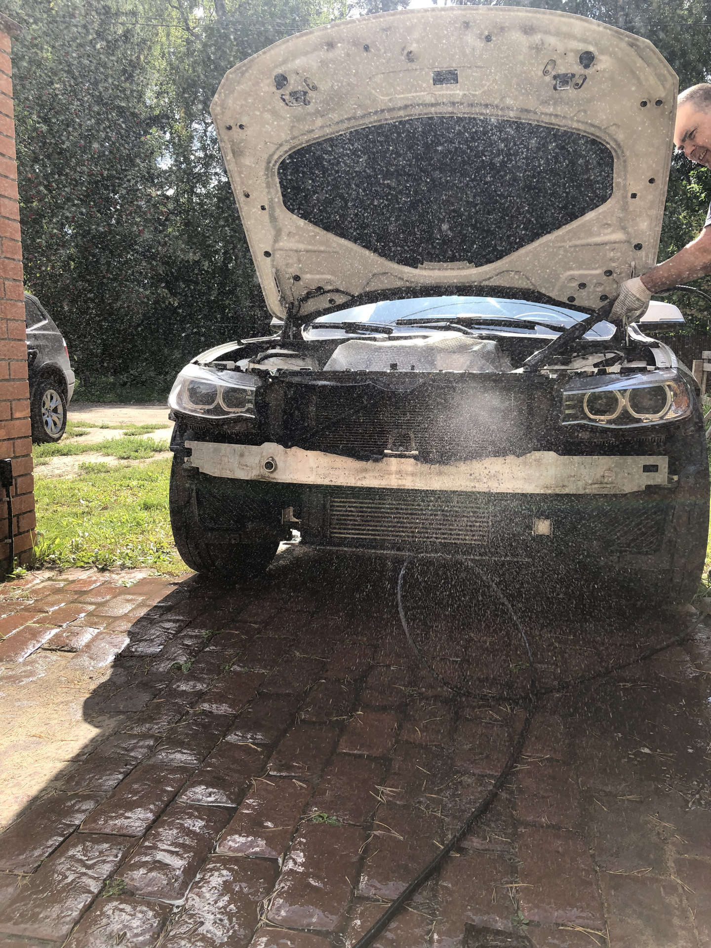 Установка М/// переднего бампера — BMW 3 series Gran Turismo (F34), 2 л ...