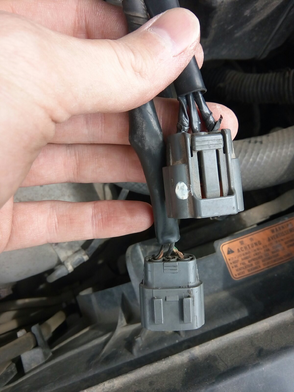 15. Провода на катушках. — Mitsubishi Colt VI, 1,5 л, 2003 года ...