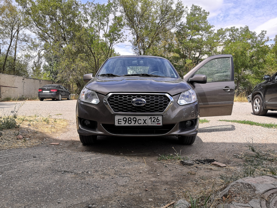 Диодные лампы в ДХО/габарит Датсун — Datsun on-Do, 1,6 л, 2019 года ...