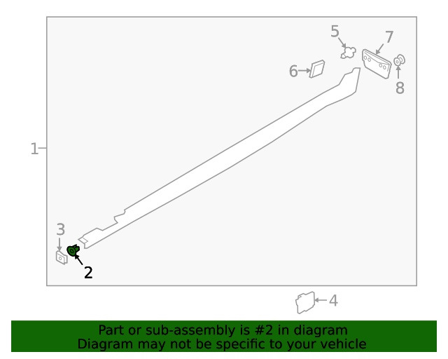 8684822000 Фиксатор подкрылка KIA HYUNDAI | Запчасти на DRIVE2