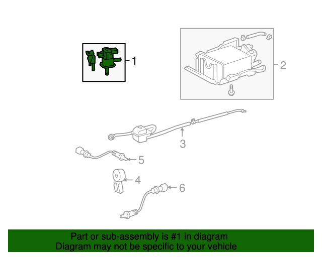 2586028140 Клапан вакуумный TOYOTA LEXUS | Запчасти на DRIVE2