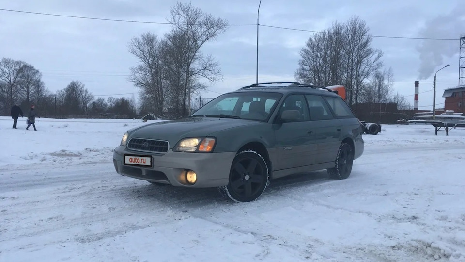 Subaru Legacy Outback (BE/BH) 2.5 бензиновый 2004 | Серо-зеленый/серый ...