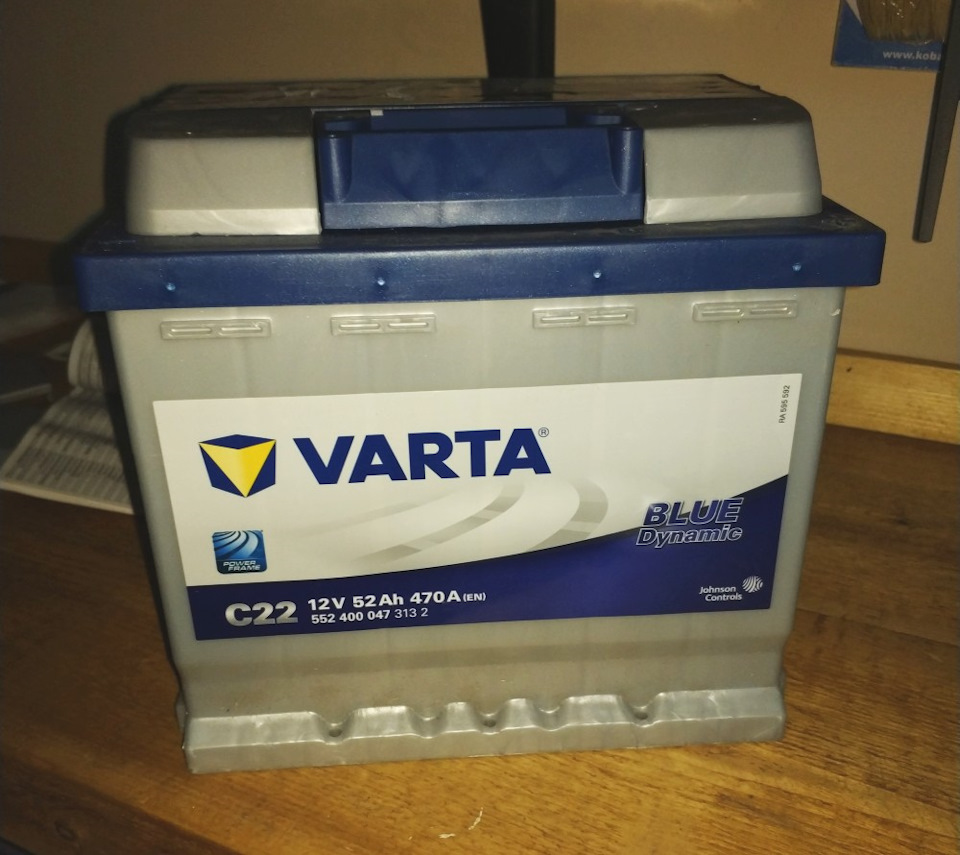 5524000473132 BLUE dynamic, C22 VARTA | Запчасти на DRIVE2