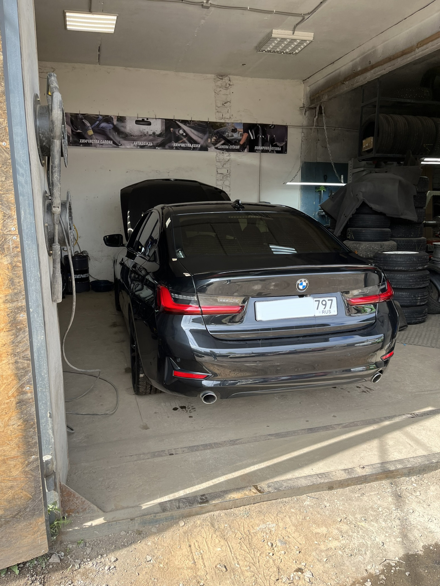 Устранение стука рулевой рейки, полировка фар, винилография, 2й ...