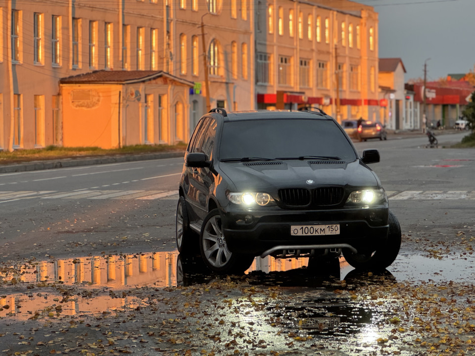 🖤 Мой черный козырь 🖤 — BMW X5 (E53), 4,8 л, 2005 года | просто так | DRIVE2