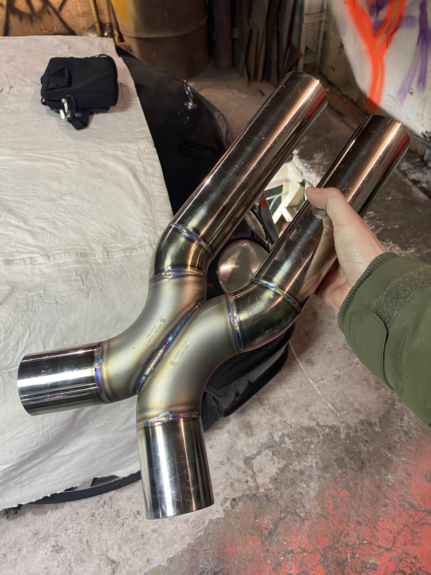 X-Pipe — Mercedes-Benz CLS (W219), 5,5 л, 2005 года | тюнинг | DRIVE2