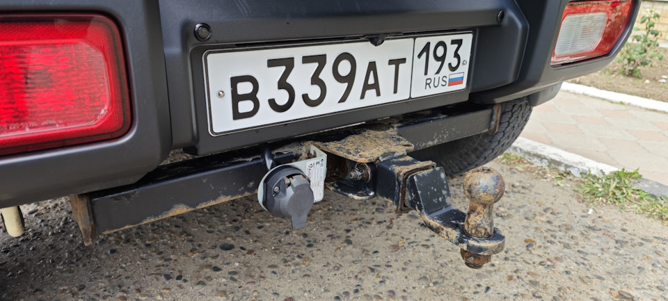Фаркоп AutoS спустя 3,5 года эксплуатации — Suzuki Jimny (2018), 1,5 л ...