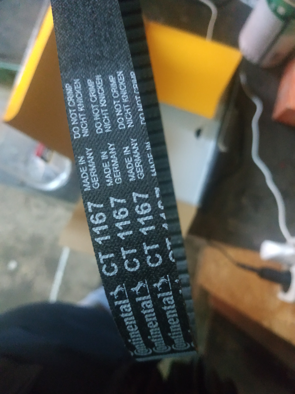Замена ремня ГРМ contitech ct1167 k1 — Volkswagen Polo Sedan, 1,6 л ...