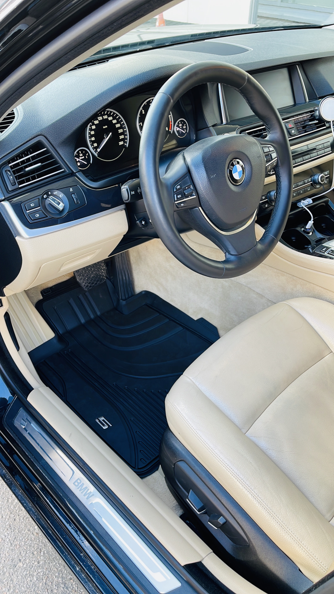 Коврики всепогодные в салон от G30 ️ в F10 — BMW 5 series (F10), 2 л ...