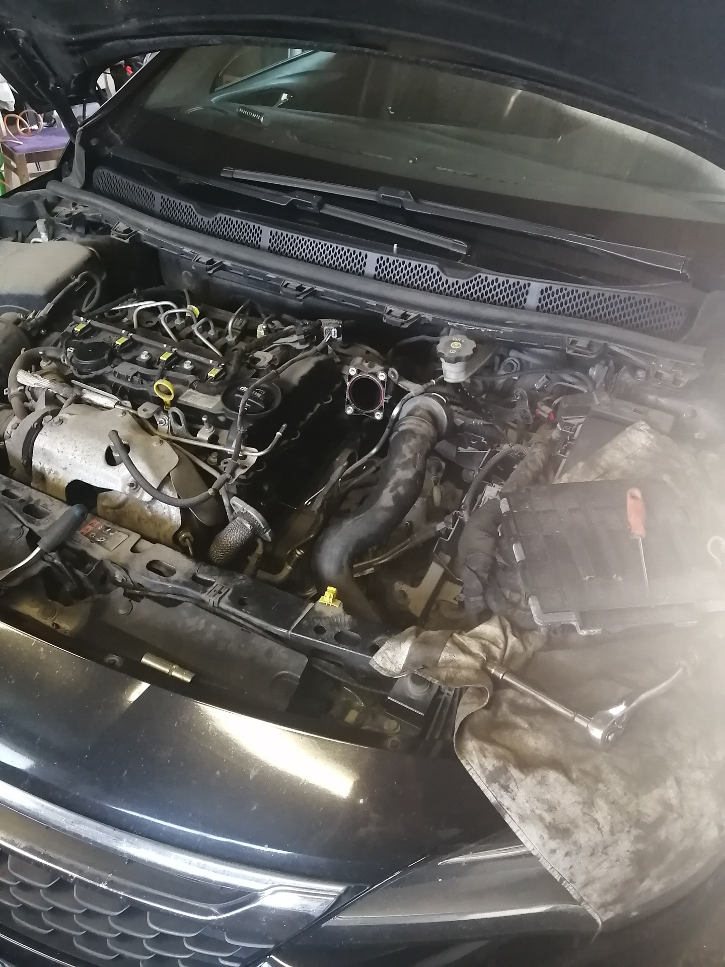 Замена цепи и всех составляющих — Opel Astra K, 1,6 л, 2016 года ...