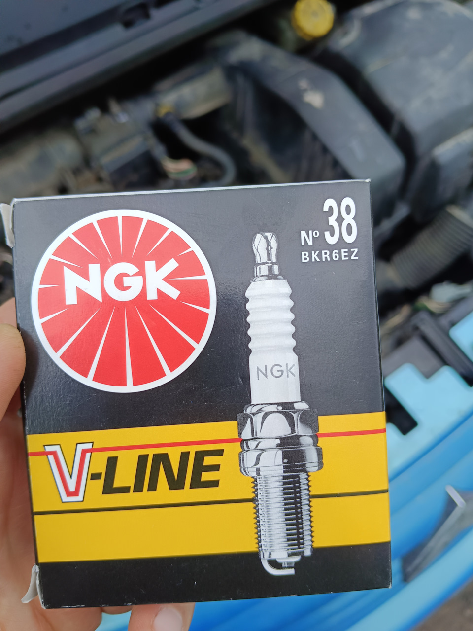 BKR6EZ Свеча зажигания 4619 NGK | Запчасти на DRIVE2