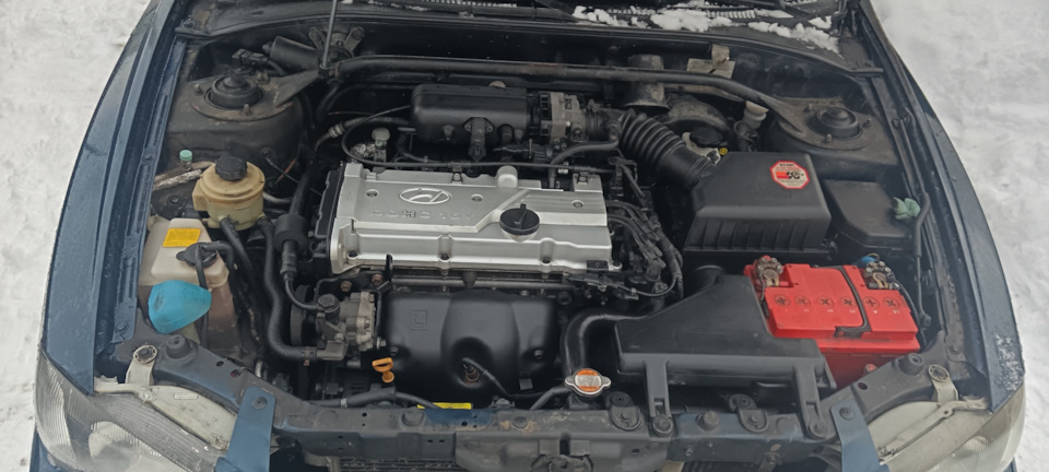 Щиток выпускного коллектора — Hyundai Accent (2G), 1,5 л, 2011 года ...