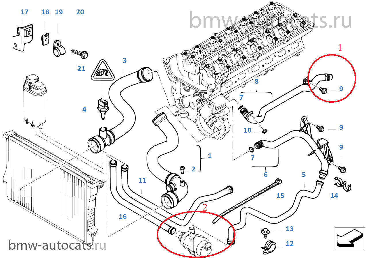 M52B25 НА М52TUB25 — BMW 5 series (E39), 2,5 л, 1996 года | своими ...