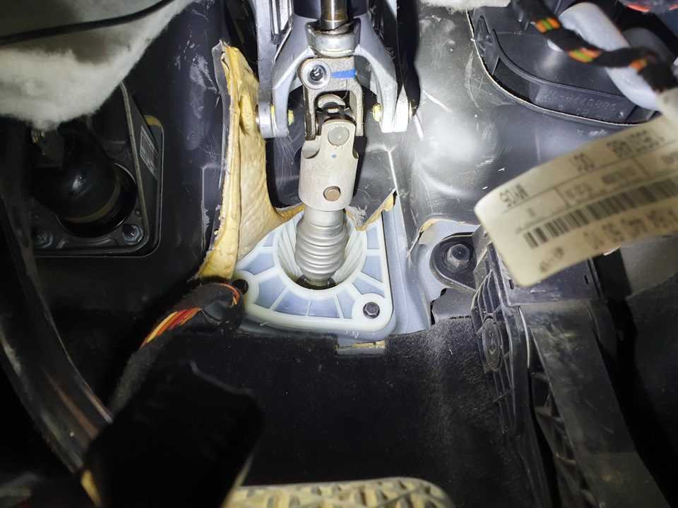 Подшипник рулевого вала. — Mercedes-Benz M-Class (W164), 5,5 л, 2008 ...