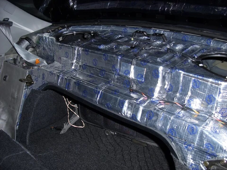 Шумоизоляция киа спектра(перед отпуском) — KIA Spectra, 1,6 л, 2007 ...