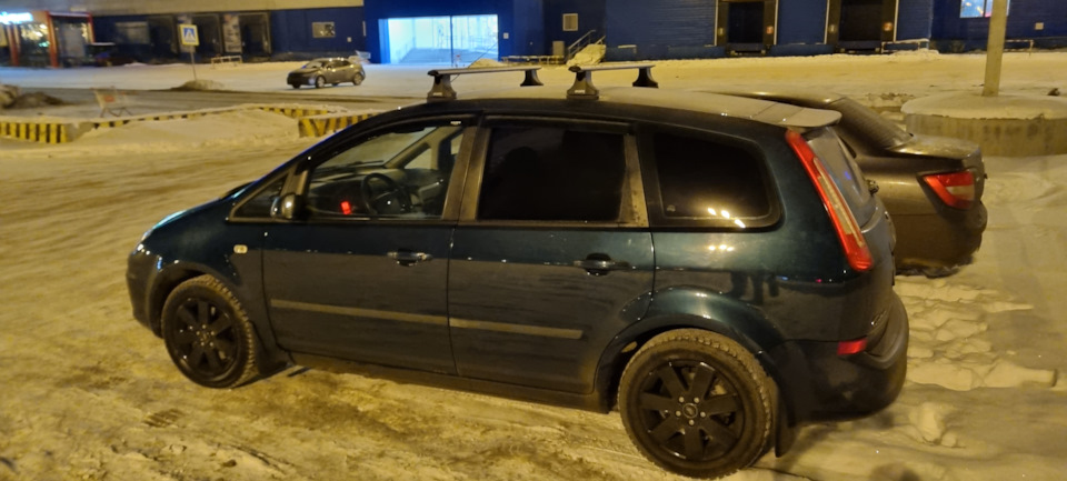 Багажник на крышу на Ford C-Max. — Ford C-Max I, 2 л, 2007 года ...