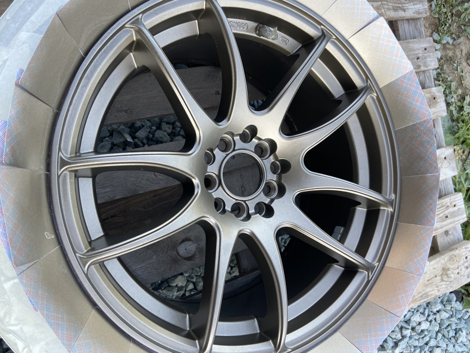 Покраска дисков — Subaru Forester (SG), 2 л, 2003 года | своими руками ...