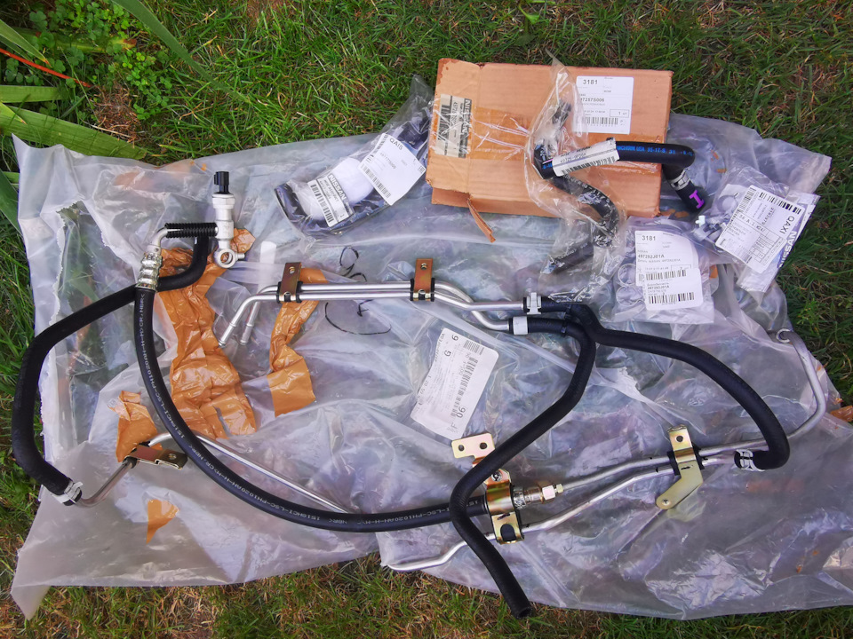 Насос гидроусилителя с комплектом шлангов и замена генератора ...