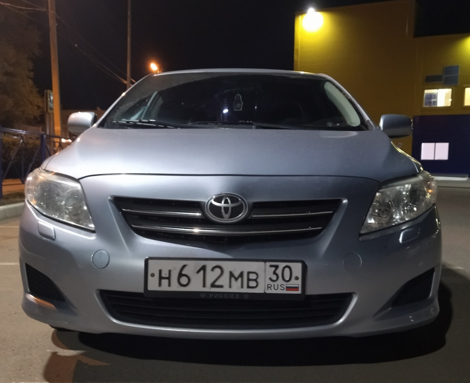 Хромированная лента на решетку радиатора — Toyota Corolla (140/150), 1 ...