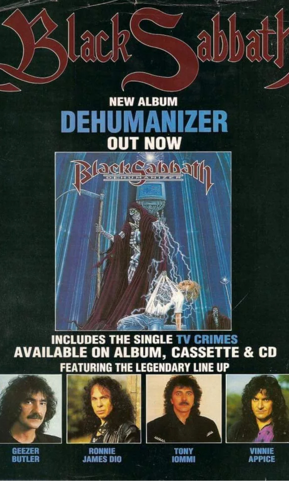 Black Sabbath “Dehumanizer” — Сообщество «Клуб Почитателей Кассетных ...