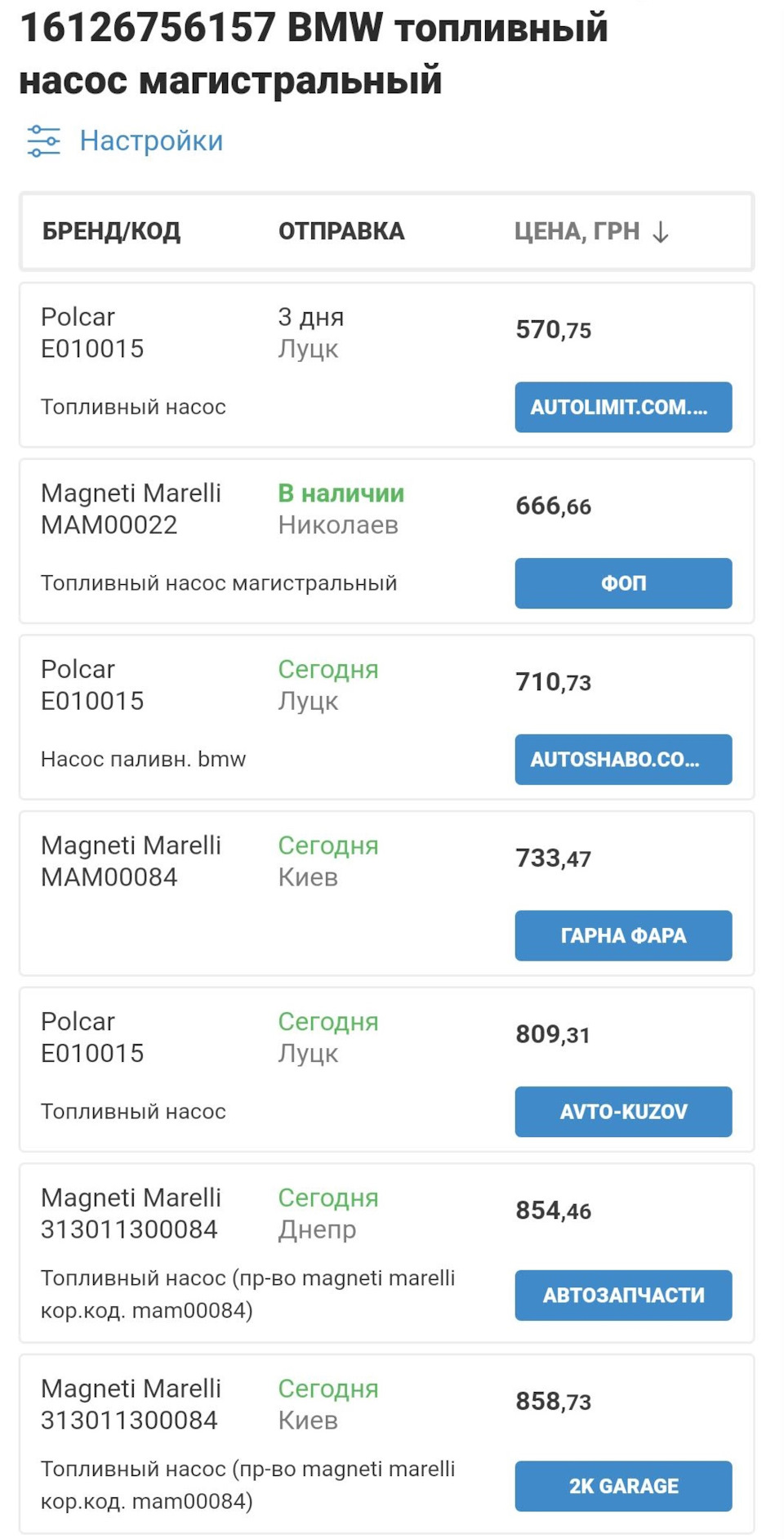 16126756157 Насос дизельного топлива BMW | Запчасти на DRIVE2