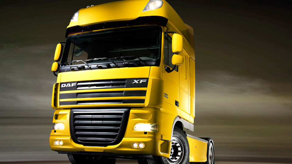 Телевизор — DAF XF95, 9,9 л, 2006 года | видео | DRIVE2