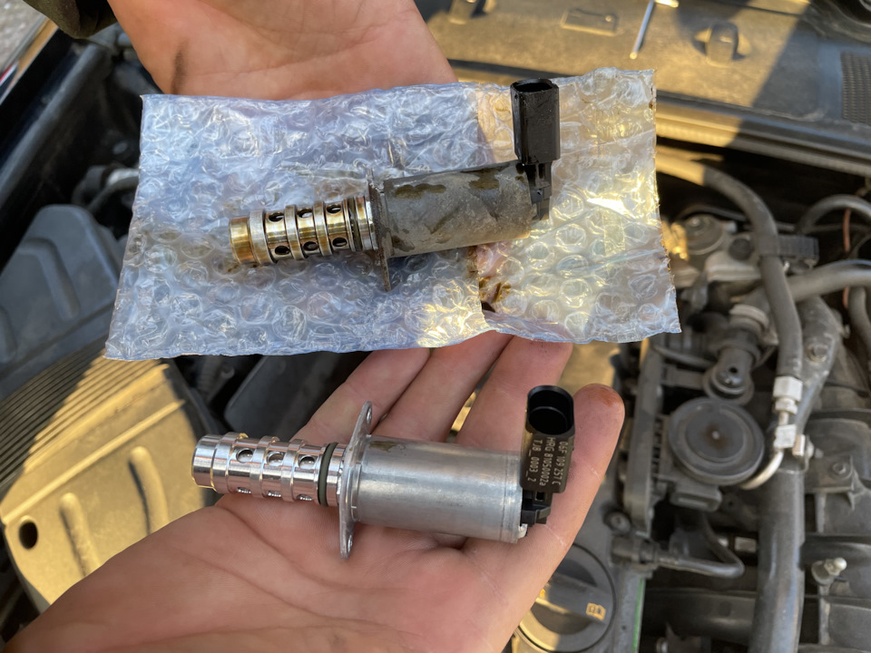 Замена клапана N205, антихром часть1. — Audi A4 (B7), 2 л, 2006 года ...