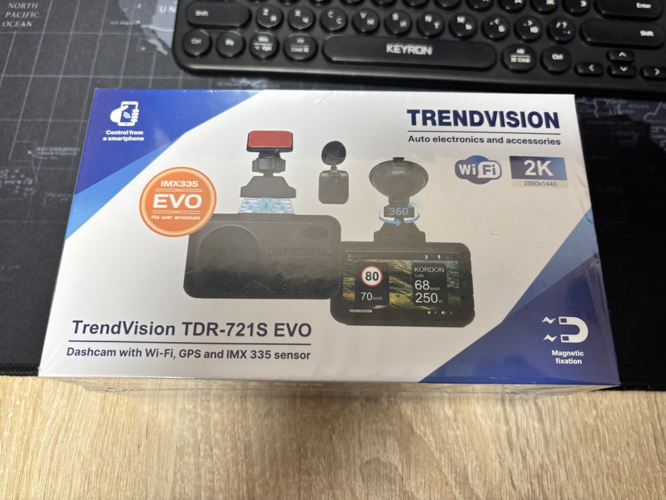 Установил видеорегистратор TrendVision TDR-721S EVO — Volkswagen Golf Plus, 1,6 л, 2011 года ...