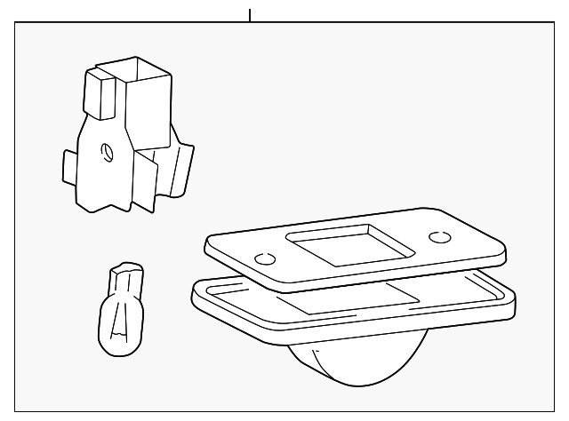 701943021 Фонарь освещения номерного знака / VW T4 VAG | Запчасти на DRIVE2